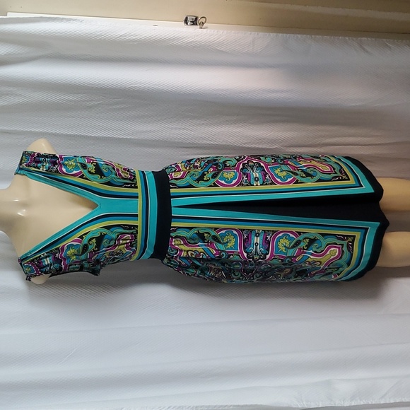 Perceptions | Dresses | Perceptions New York Paisley Turquoiseblack ...